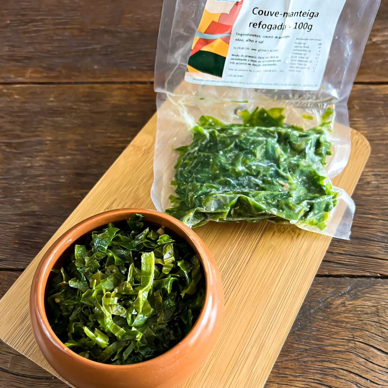 Couve refogada com alho - Comida Boa