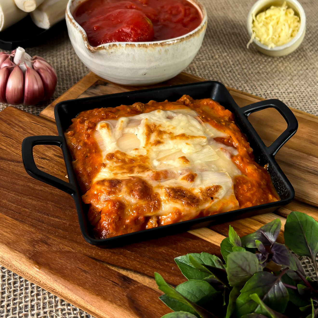 Lasanha de pupunha à bolonhesa - Comida Boa