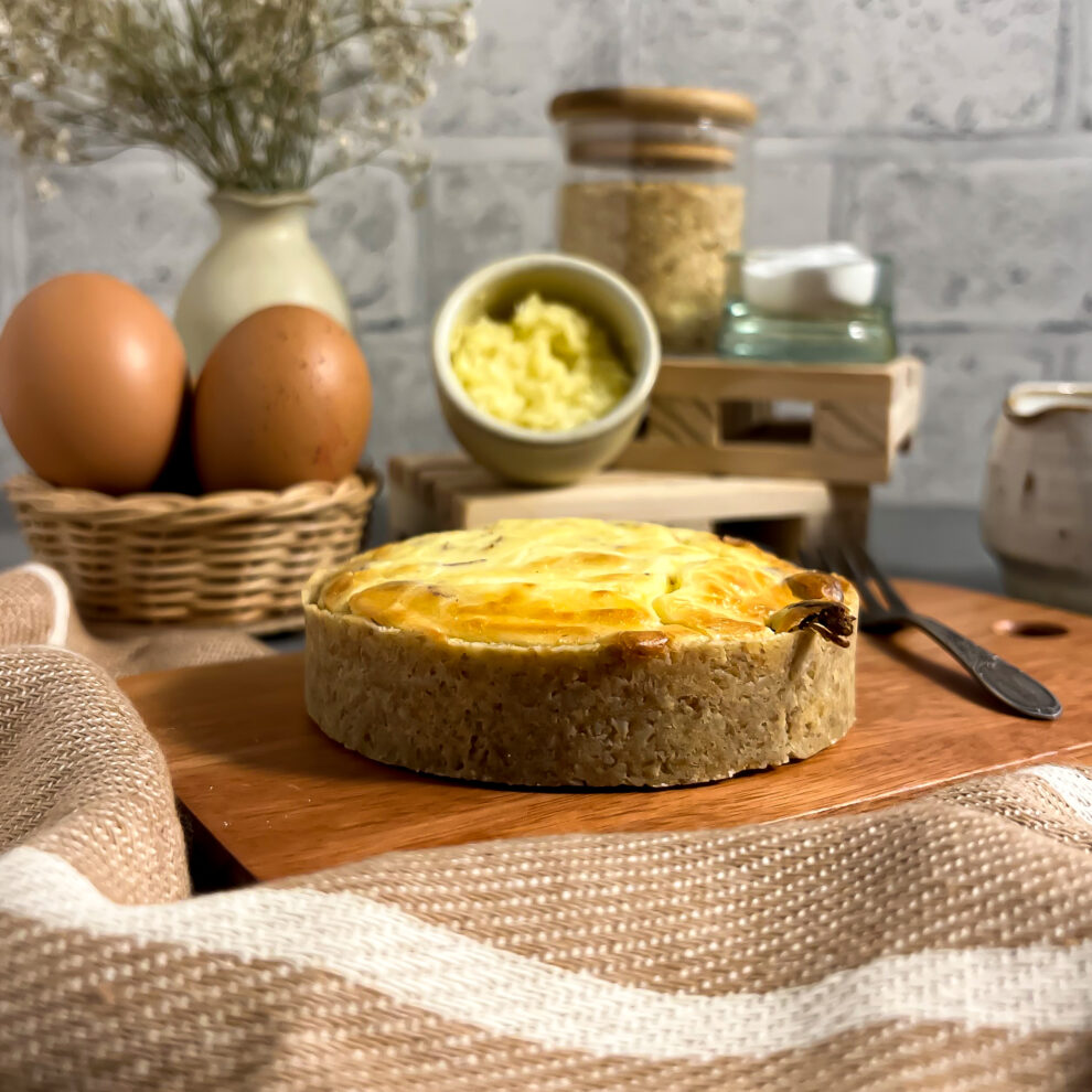 Quiche de alho-poró - Comida Boa